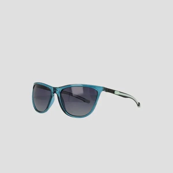 Champion Polarized Rectangle Sunglasses - Translucent Teal