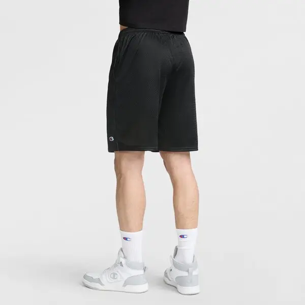 Champion Classic Mesh Shorts With Logo - Black