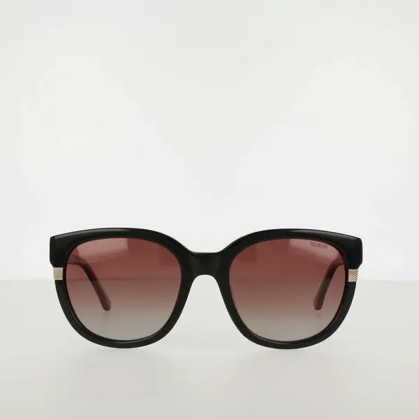 Champion Polarized Square Sunglasses - Black/burgundy