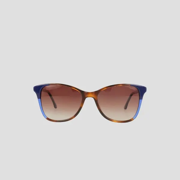 Champion Polarized Cat-eye Square Frame - Tort/navy