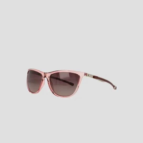 Champion Polarized Rectangle Sunglasses - Translucent Rose