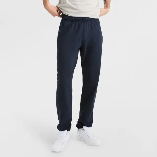 Champion Lightweight Lounge Pants, Cinched Hem, C Logo - Navy