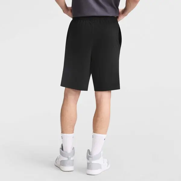 Champion Lightweight Lounge C Patch Logo Shorts - Black