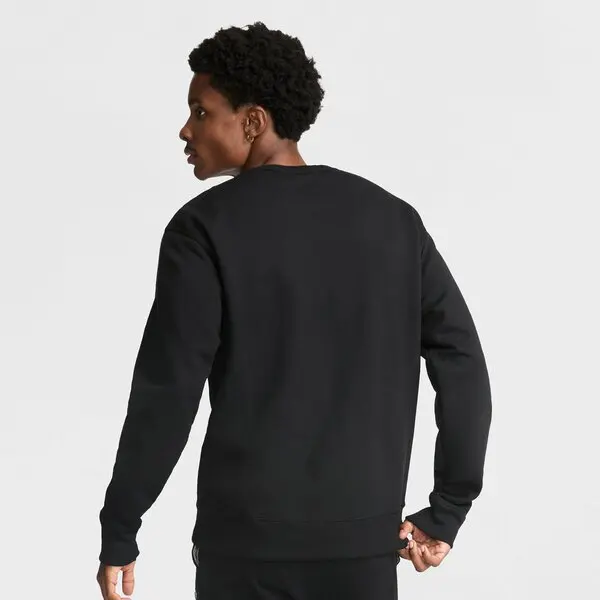 Champion Powerblend Crewneck Sweatshirt With C Logo - Black