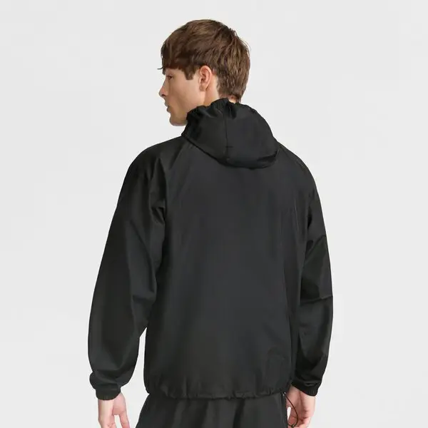 Champion Stadium Packable Script Logo Jacket - Black