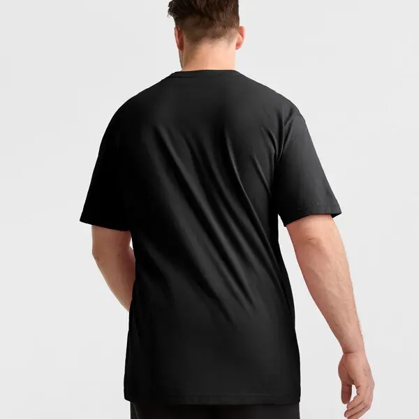 Champion Classic Graphic T-shirt, Tonal Script Logo Big & Tall - Black