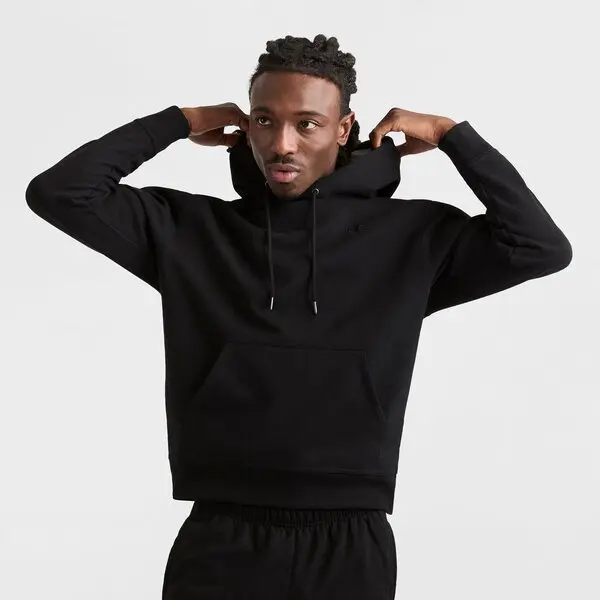 Champion Powerblend C Logo Hoodie - Black