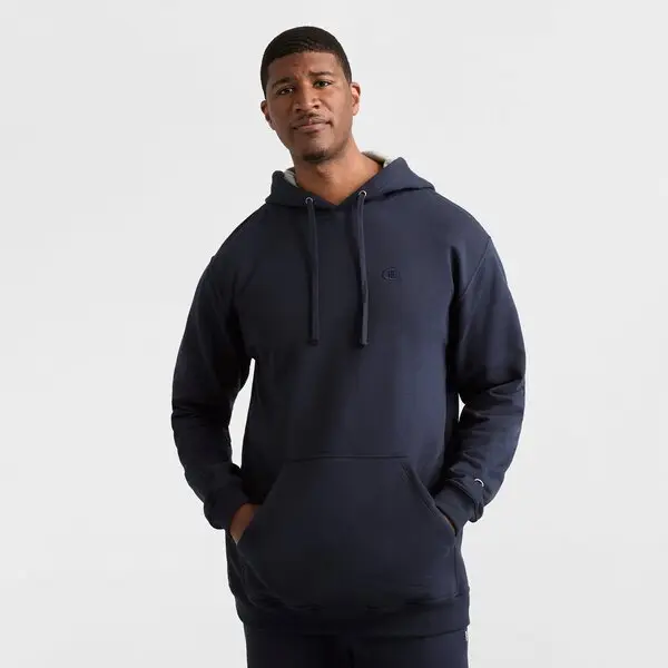 Champion Powerblend® Big & Tall Hoodie With C Logo - Deep Navy