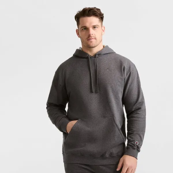 Champion Powerblend Fleece Hoodie - Granite Heather