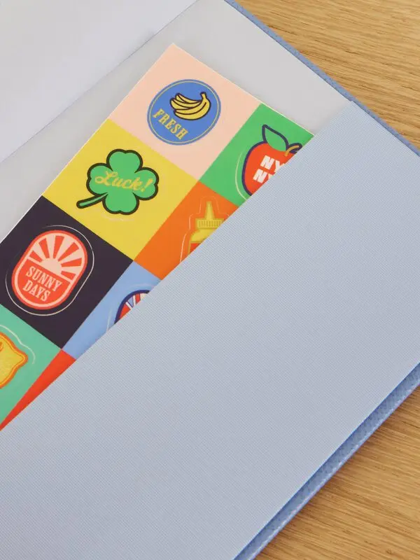 Smythson Soho Printed Textured-leather Notebook - Blue