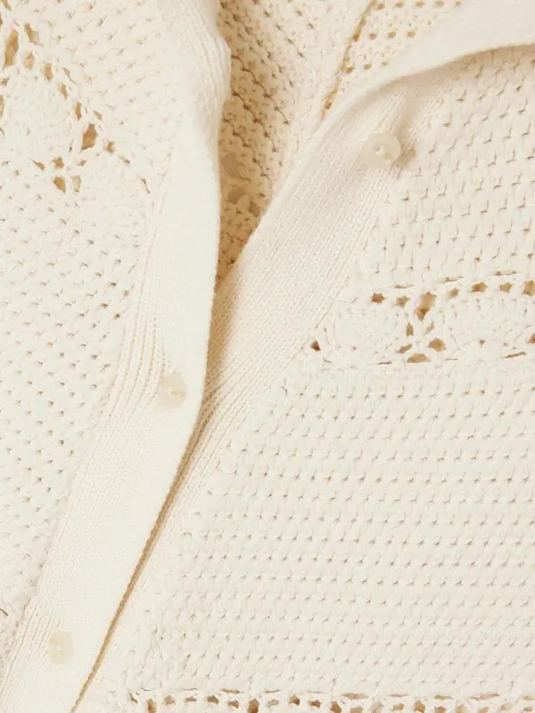 Posse Dylan Crocheted Cardigan - Neutrals