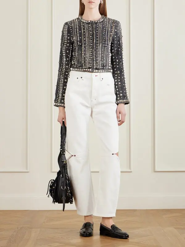 R13 Embellished Cotton-blend Jacket