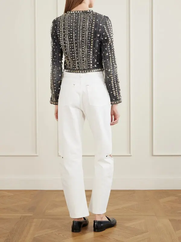 R13 Embellished Cotton-blend Jacket