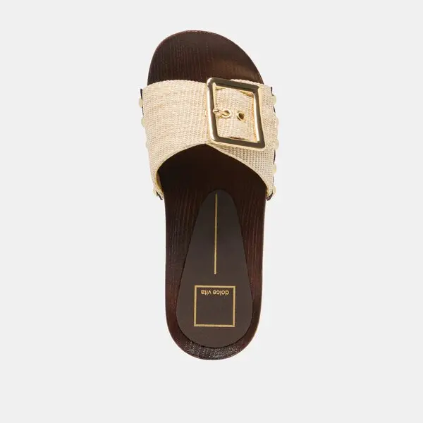 DOLCEVITA Shery Raffia Slides