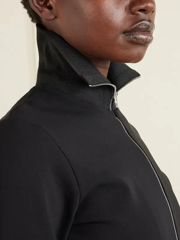 JIL SANDER Cropped Crepe Jacket