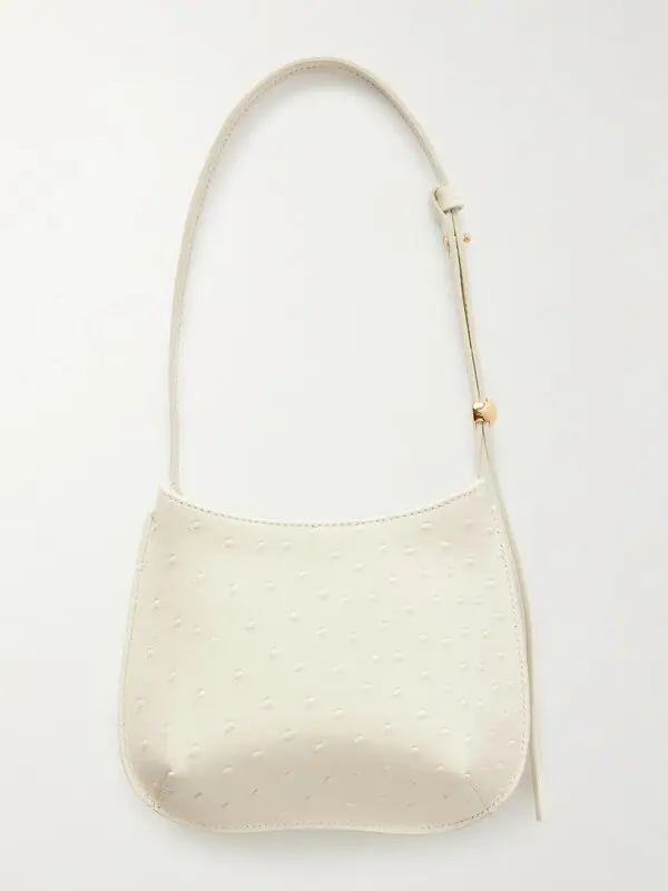 Jacquemus Le Petit Bisou Leather Shoulder Bag - Neutrals