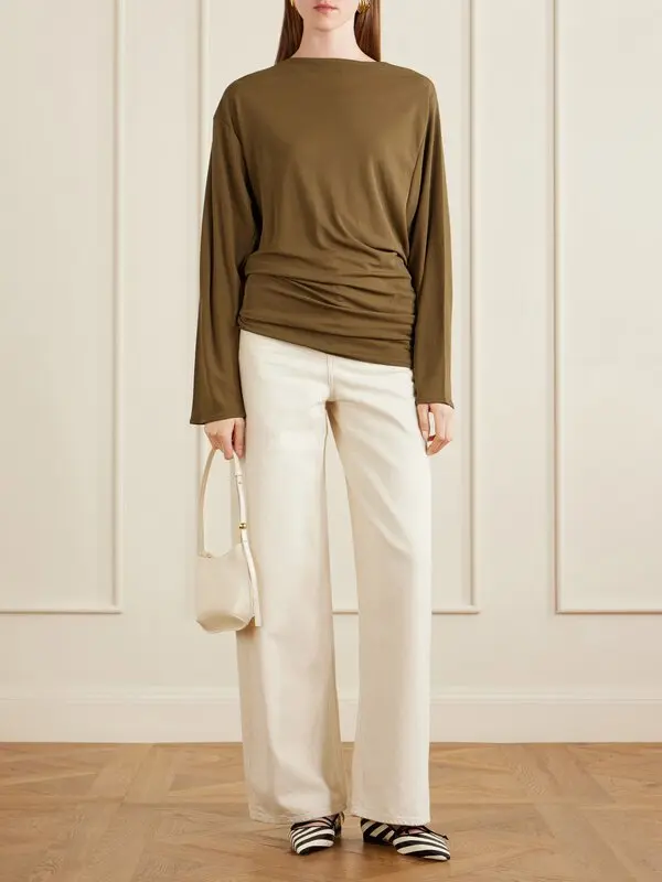 Jacquemus Le Petit Bisou Leather Shoulder Bag - Neutrals