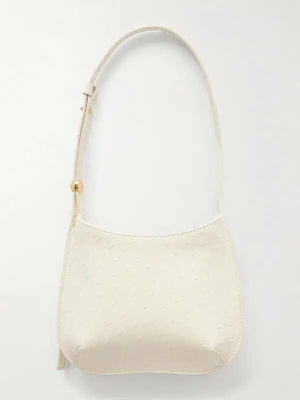 Jacquemus Le Petit Bisou Leather Shoulder Bag - Neutrals