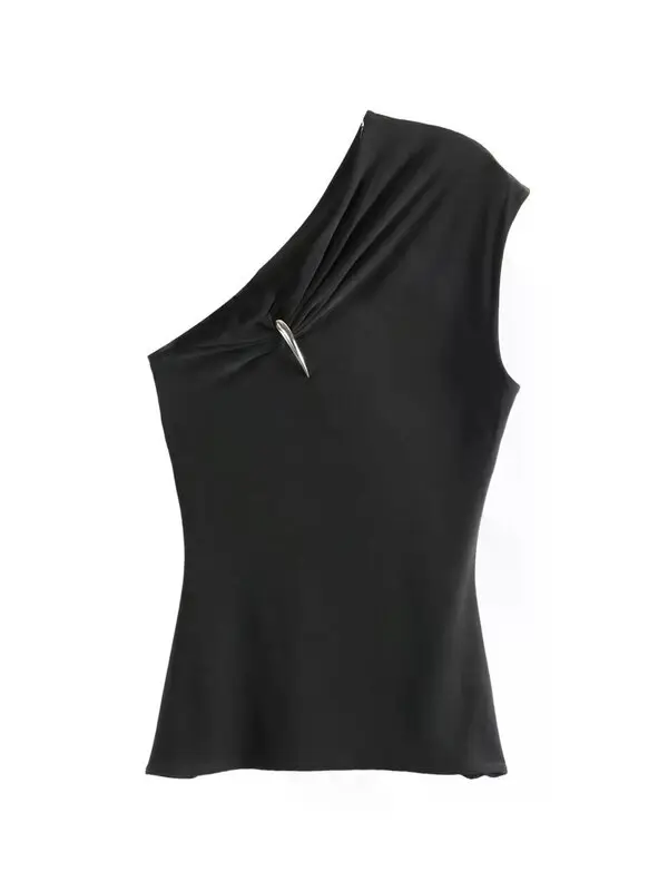 GRACE LING Claw One-shoulder Top