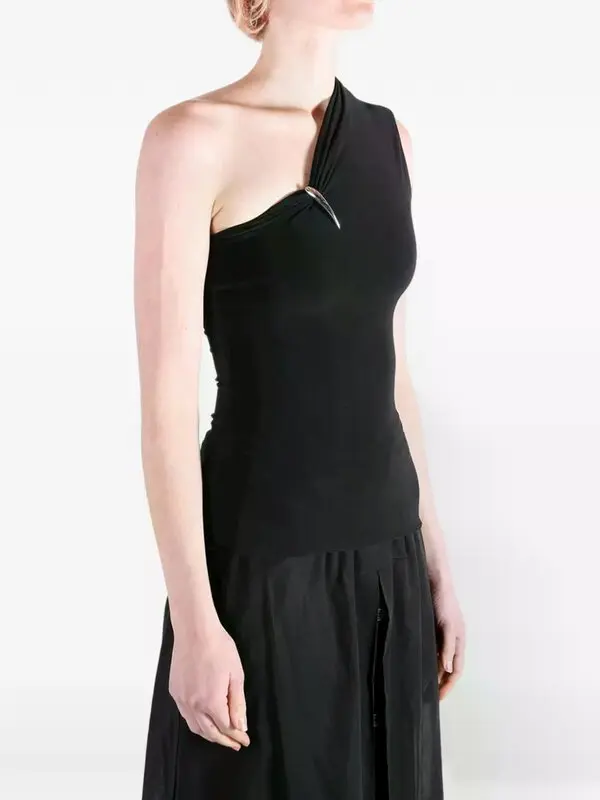GRACE LING Claw One-shoulder Top