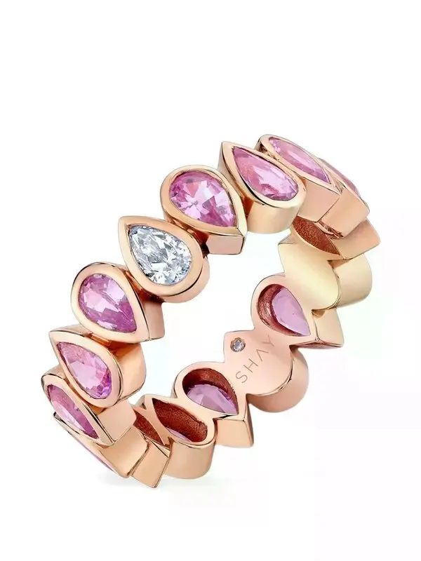 Shay Sapphire And Diamond Ring - Pink