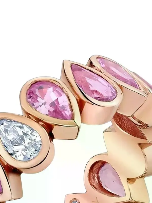 Shay Sapphire And Diamond Ring - Pink