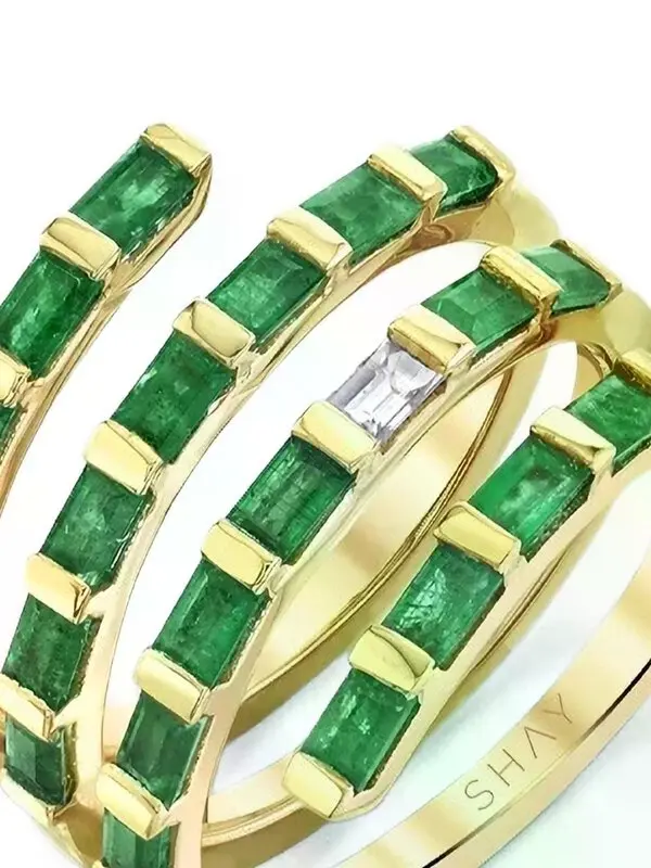 Shay Emerald And Diamond Ring