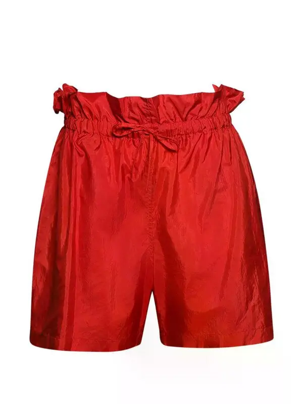 JIL SANDER Ruffled Drawstring Shorts