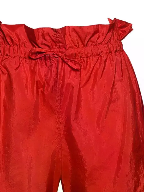 JIL SANDER Ruffled Drawstring Shorts