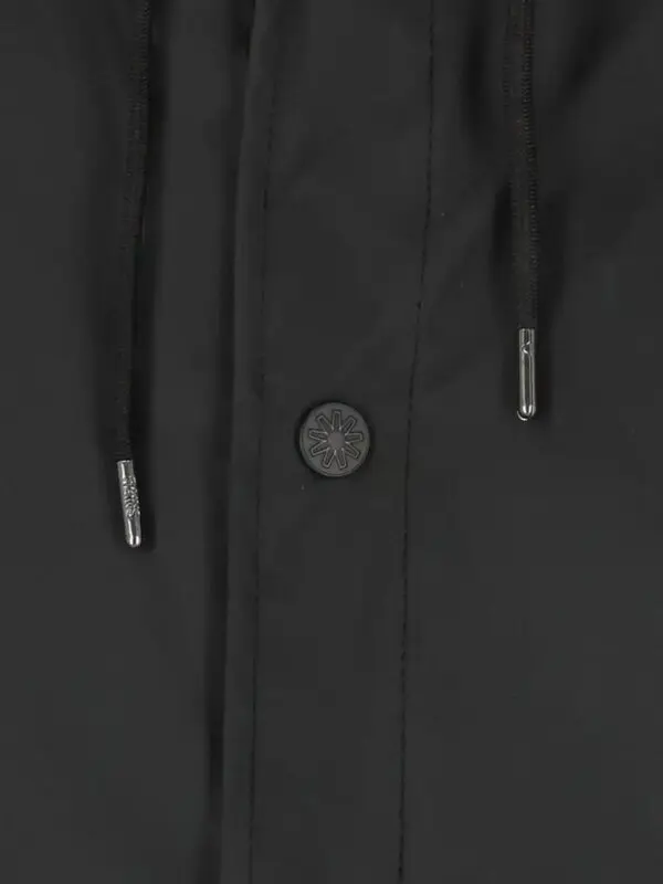 Rains Hooded Jacket - Black