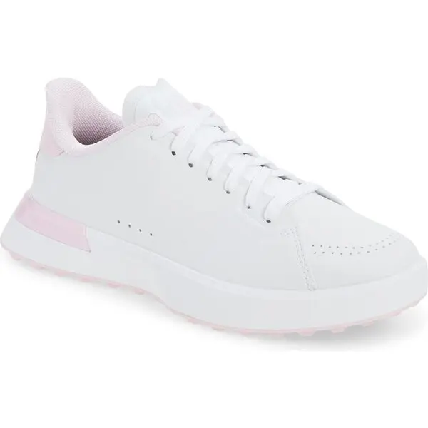 G/fore G.112 Perforated Kiltie Golf Shoes - Snow/blush