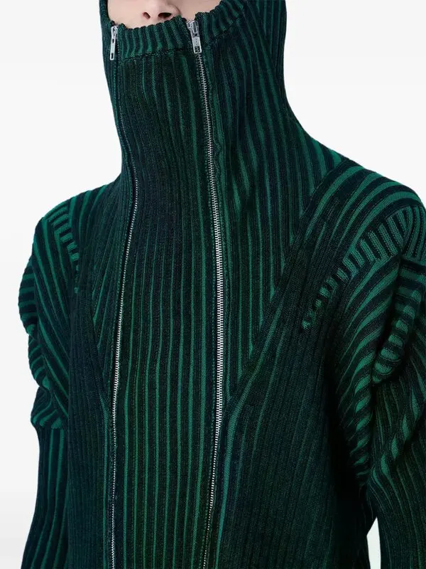 LUEDER Ribbed Zip-up Jacket