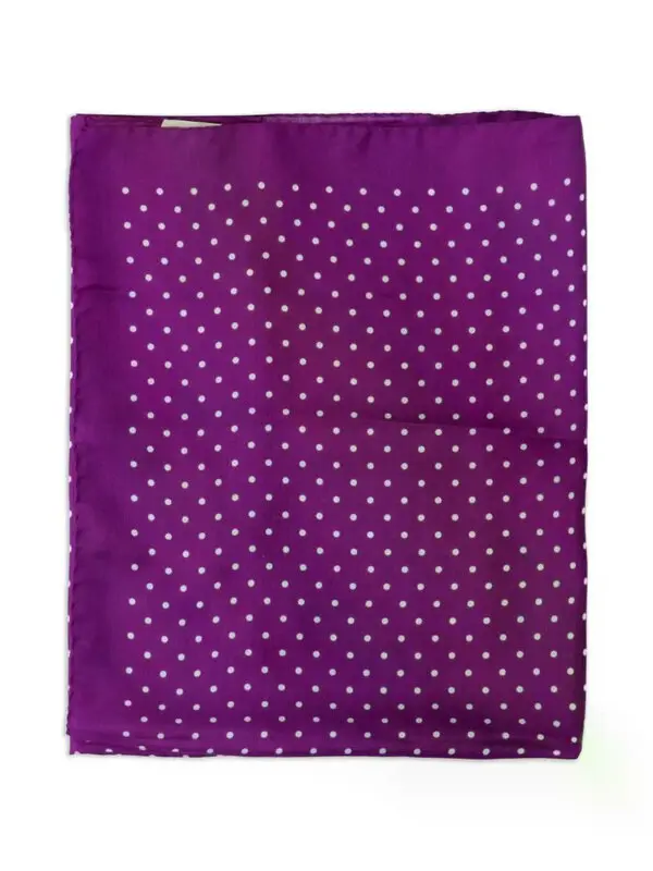 Destin Polka Dot Scarf - Purple