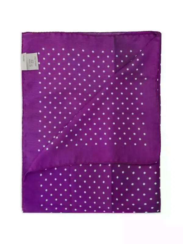 Destin Polka Dot Scarf - Purple