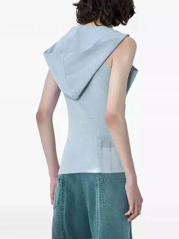 LUEDER Hooded Sleeveless Top