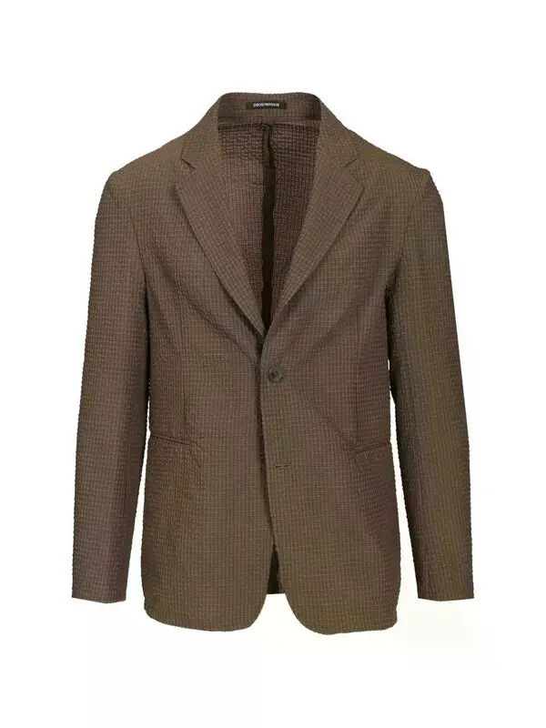 Emporio Armani Button Pattern Blazer