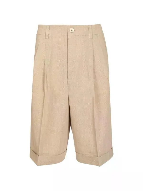Jacquemus Knee-length Tailored Shorts - Neutrals