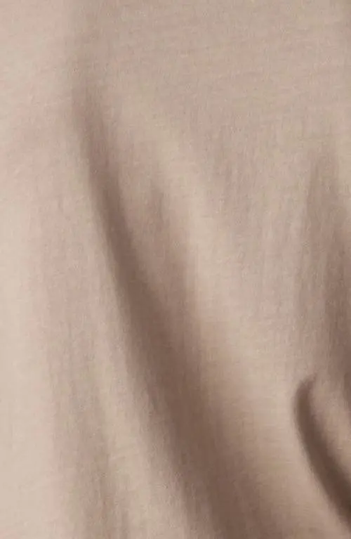 THE NORMAL BRAND Normal Short Sleeve Cotton Jersey Button-up Shirt - Pumice