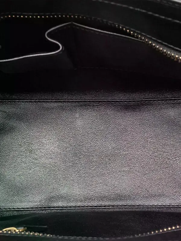 Celine 2013 Micro Tricolor Leather Luggage Tote Bag