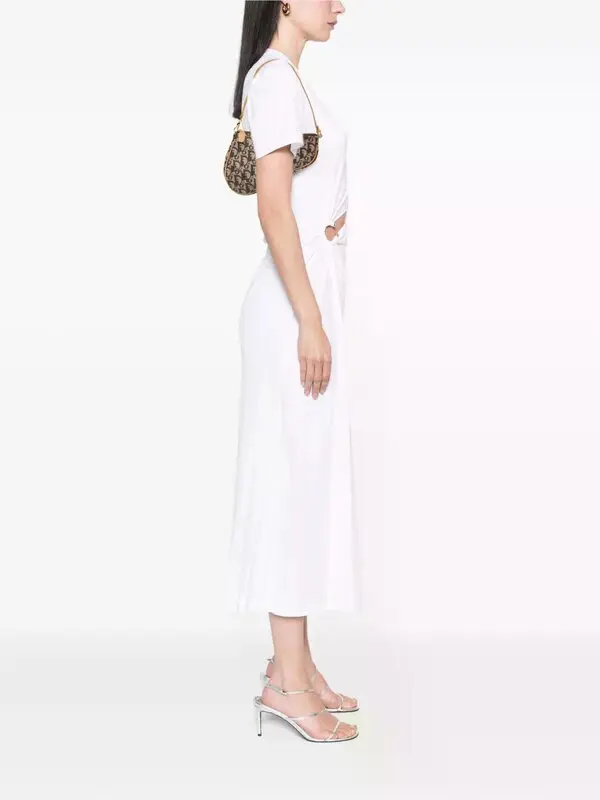 Dior 2001 Diorissimo Canvas Saddle Pochette