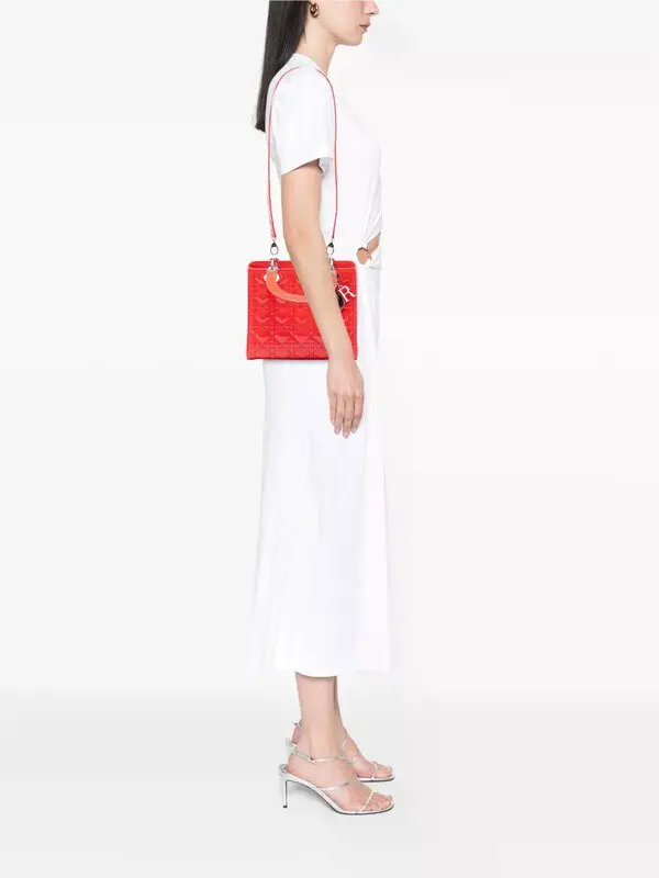 Dior 2012 Medium Lady Satchel - Orange