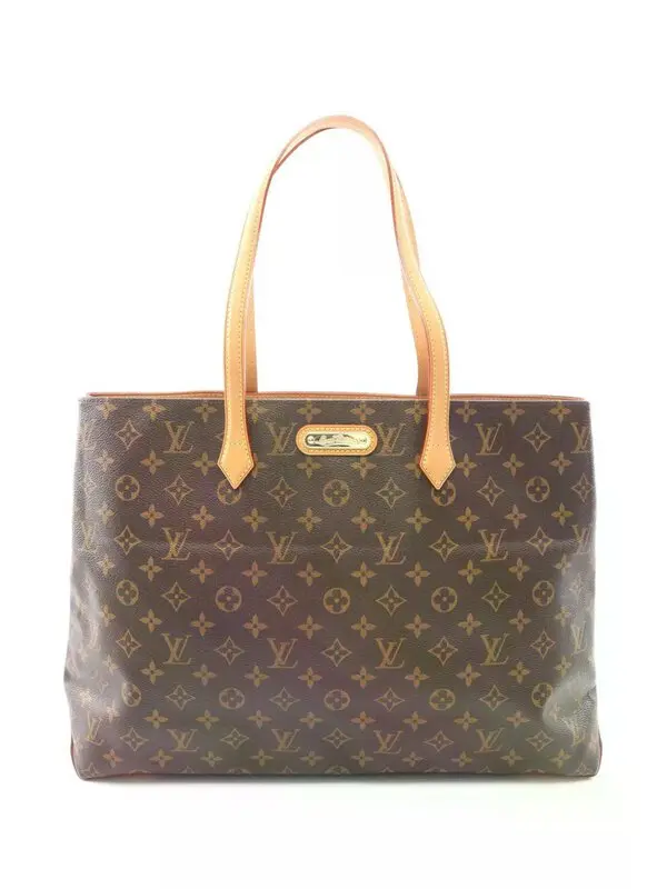 LOUIS VUITTON 2010 Monogram Wilshire Gm Tote Bag - Brown
