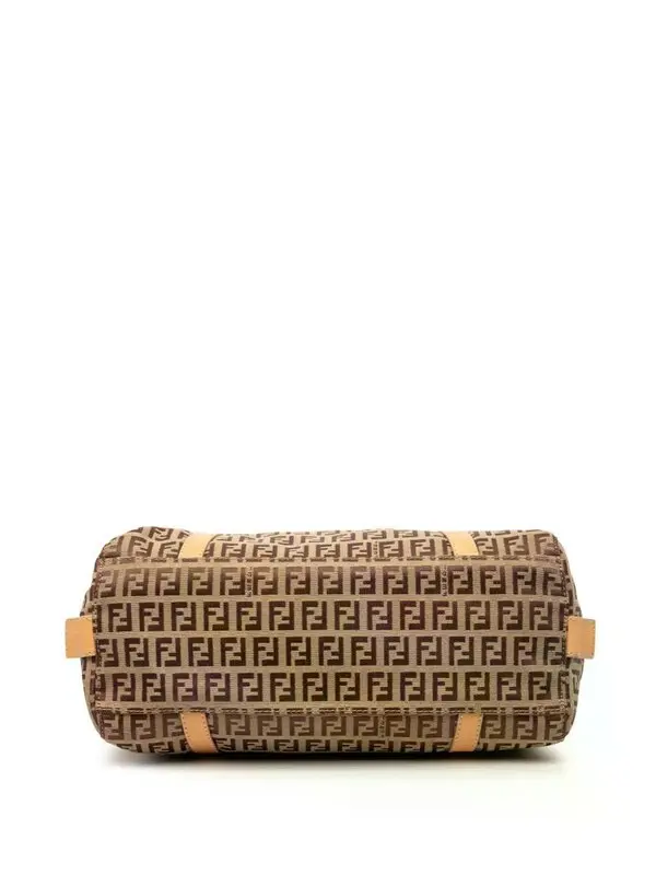Fendi 2000-2010 Zucchino Canvas Shoulder Bag