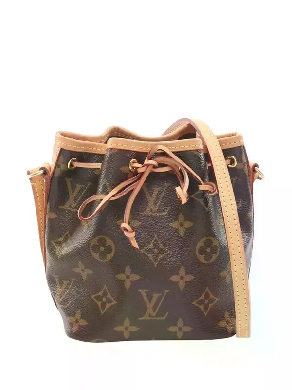 LOUIS VUITTON 2020 Monogram Nano Noe Bucket Bag - Brown