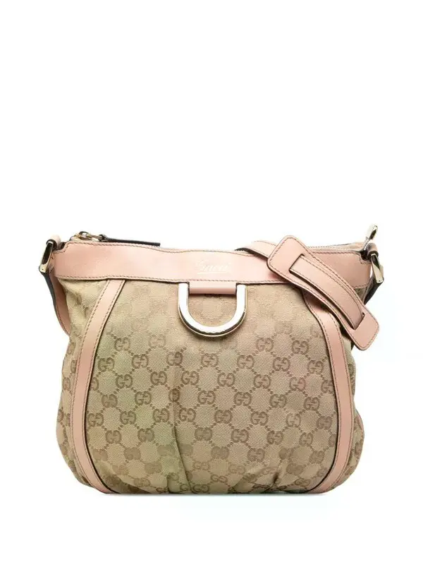 Gucci Gg Canvas Abbey D-ring Crossbody Bag - Pink