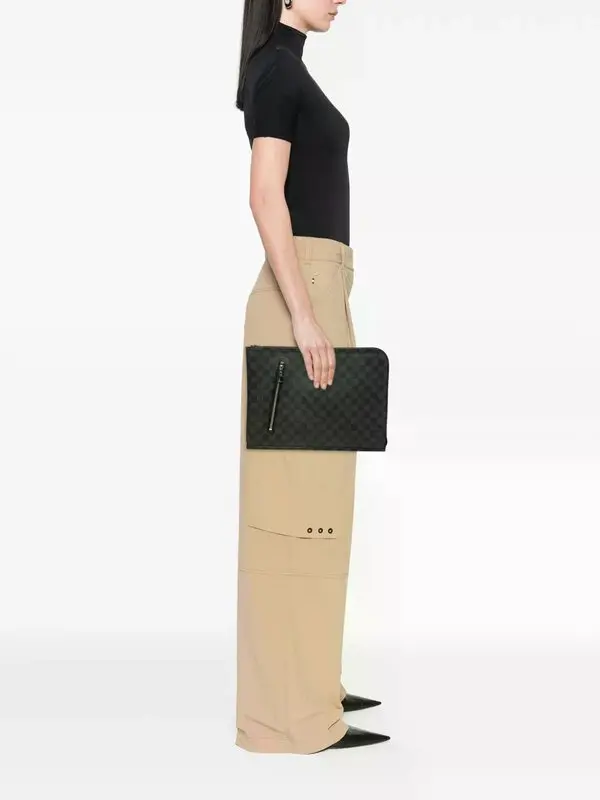 LOUIS VUITTON 2012 Damier Graphite Poche Documents Portfolio Clutch