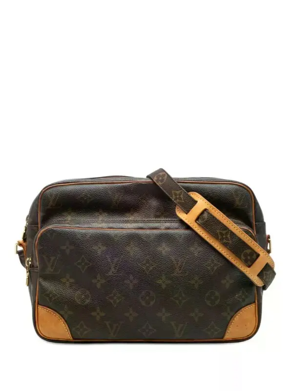 LOUIS VUITTON 2001 Monogram Nil Crossbody Bag - Brown