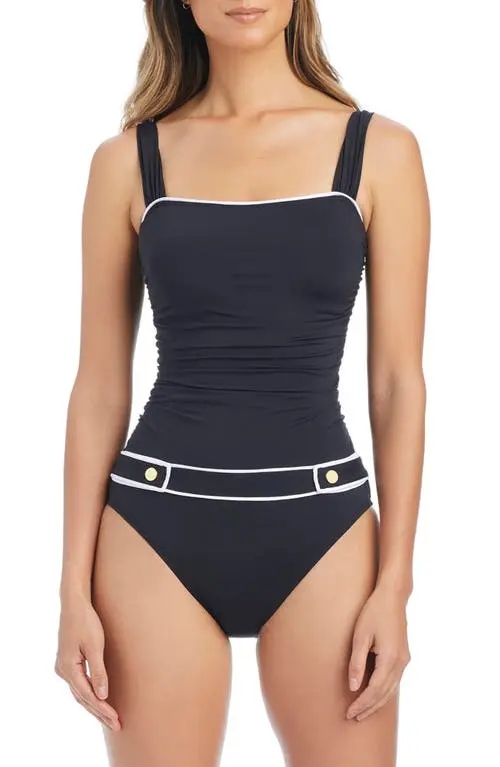 BLEU BY ROD BEATTIE Underwire One-piece Swimsuit - Black