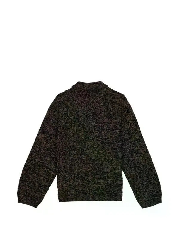BRAIN DEAD Half-button Sweater