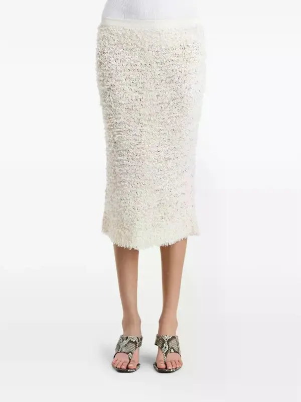 Khaite Textured Skirt